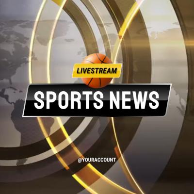 Customizable Basketball News Livestream Video Template by FlexClip