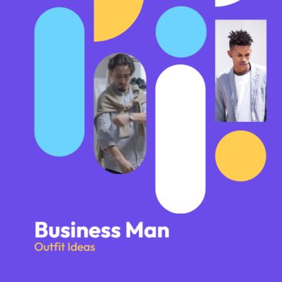 支持自定义的 Business Man Outfit Intro Outro 视频模板 - FlexClip