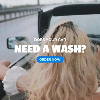 Customizable Car Wash Service Promo Video Template by FlexClip
