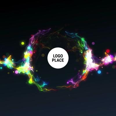 Customizable Colorful Light Converge Gorgeous Intro Video Template by ...