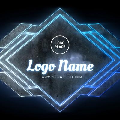 Customizable Diamond Shaped Abstract Game Logo Reveal Video Template by ...