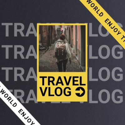 Anpassbare Dynamic Travel Vlog Scenery Collage Videovorlage von FlexClip