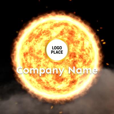 Customizable Fireball Downsizes The Business Logo Intro Outro Video ...