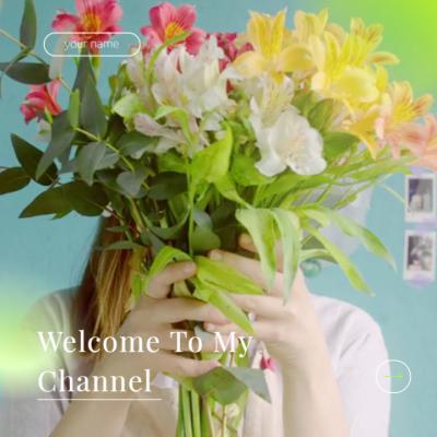 Anpassbare Flower Arrangement Channel Intro Outro Videovorlage von FlexClip
