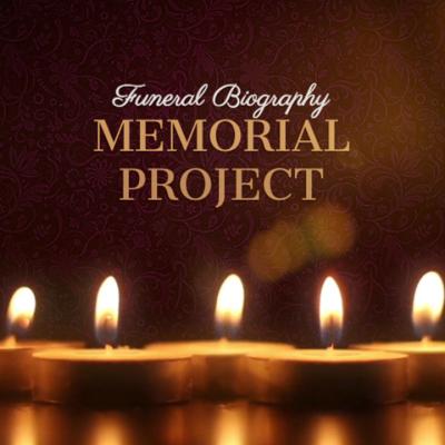 Customizable Funeral Biography Gold Wood Frame Slideshow Video Template ...