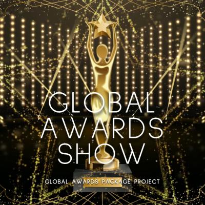 Customizable Gold Particles Global Awards Show Business Movie Intro ...