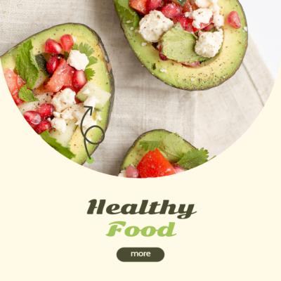 Customizable Healthy Food Ad Reels Video Template by FlexClip