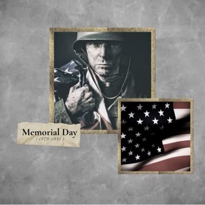 Customizable Memorial Day Slides Video Template by FlexClip
