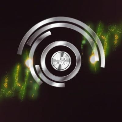 Customizable Metallic Loading Waiting Business Logo Intro Video ...