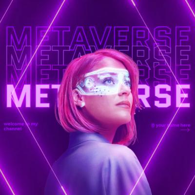Customizable Metaverse Intro Outro Video Template by FlexClip