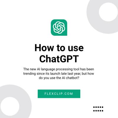 Customizable Minimalist Use Chatgpt Tutorial Video Template by FlexClip