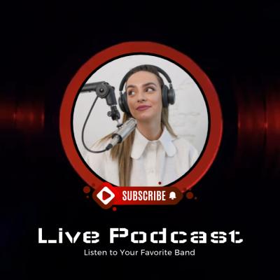 支持自定义的 Pop Live Podcast Wave Youtube Intro Outro 视频模板 - FlexClip