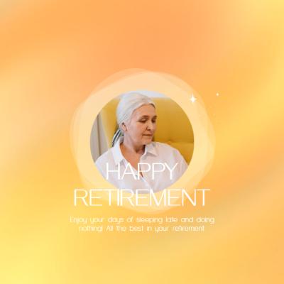 Customizable Retirement Video Blessing Simple Warm Style Video Template ...