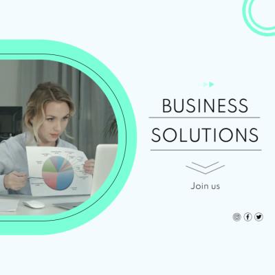 Customizable Simple Modern Business Services Intro Video Template by ...