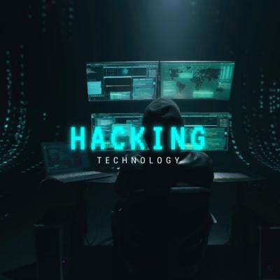 Customizable Technology Data Hacker Intro Video Template by FlexClip