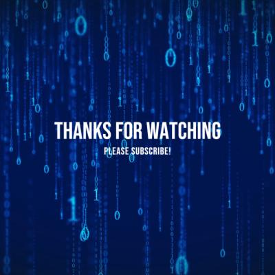 Customizable Thanks For Watching And Subscribe Outro Video Template by ...