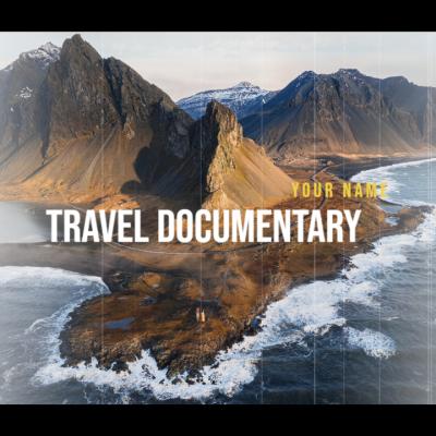 Customizable Travel Documentary Succinct Slideshow Title Photo Video ...