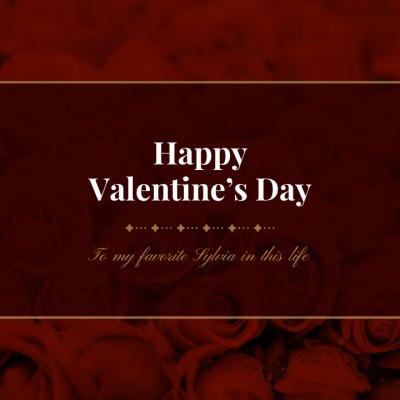 Customizable Valentines Day Love Rose Slideshow Video Template By Flexclip