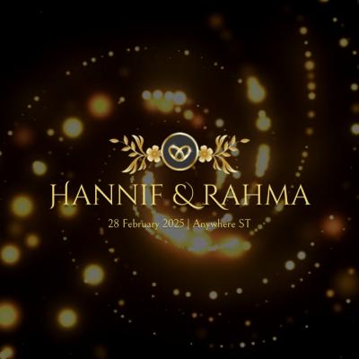 Customizable Wedding Anniversary Slideshow Collage Memory Golden Light ...